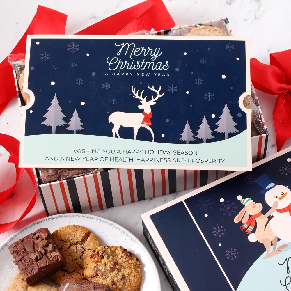 Buy our grand gourmet holiday bakery box at broadwaybasketeers.com