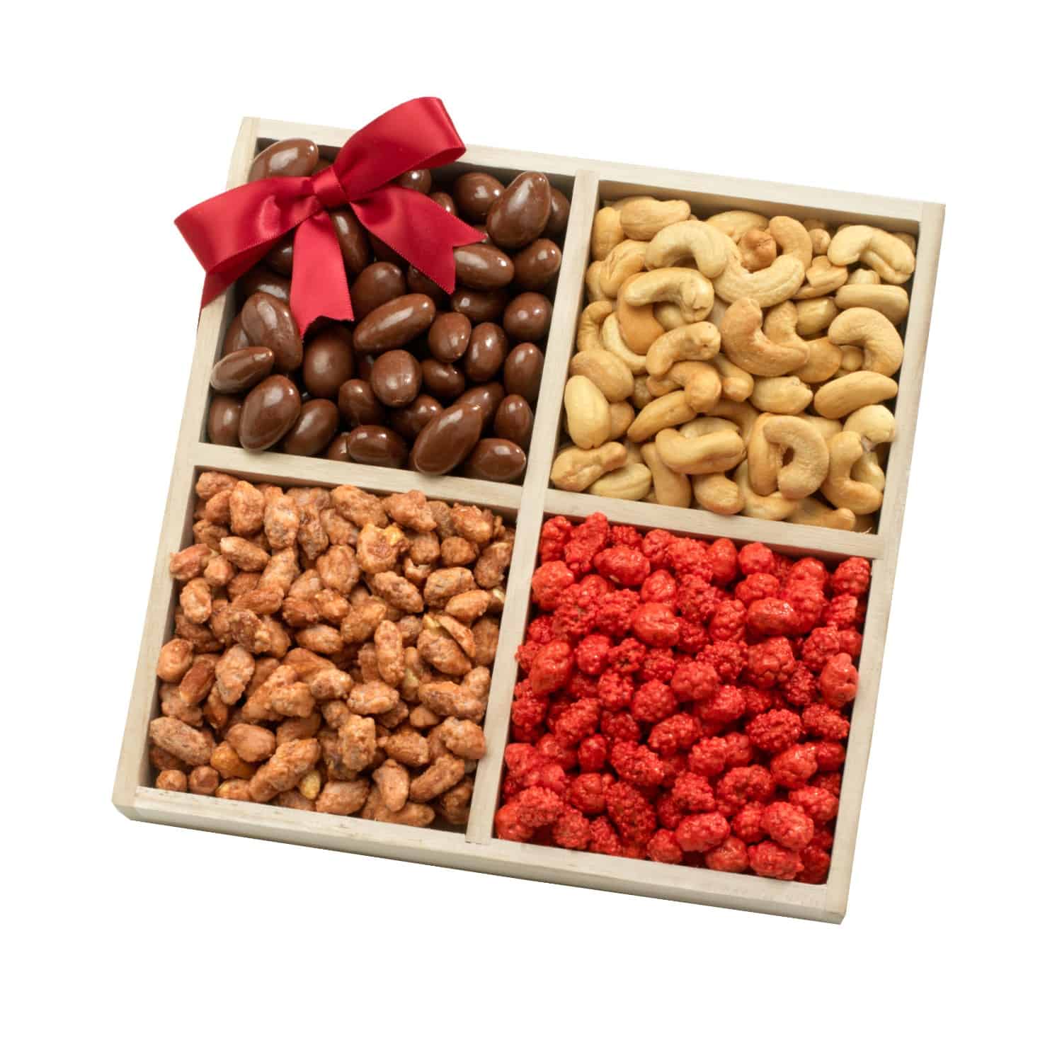 Fancy Gourmet Nut Gift Tray by BroadwayBasketeers.com