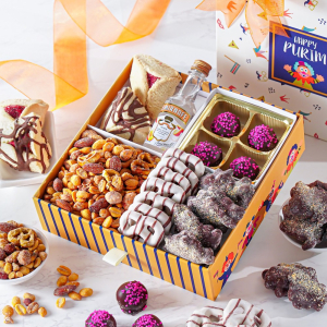 Buy our fun filled purim gift box at broadwaybasketeers.com